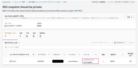 【security Hub修復手順】 Rds1 Rds スナップショットはプライベートである必要があります Developersio