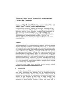 Multiscale Graph Neural Networks For Protein Residue Contact Map Prediction DeepAI
