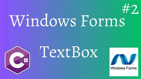 windows forms textbox Поле вводу Властивості та події youtube