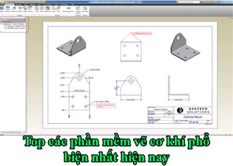 Các Phần Mềm Vẽ Cơ Khí được Sử Dụng Phổ Biến Nhất Cosmovina