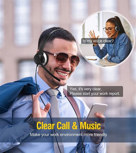 3 5mmandusbandtype C Headset With Microphone For Laptop Single Side Heads Mpow