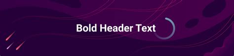 Free Bold Header Text Template To Edit Online