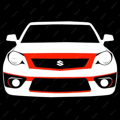 Suzuki Sx4 Car Headlights Vector Illustration Premium Ai Generated Vector