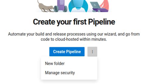 No Import A Pipeline Button In Azure DevOps Stack Overflow