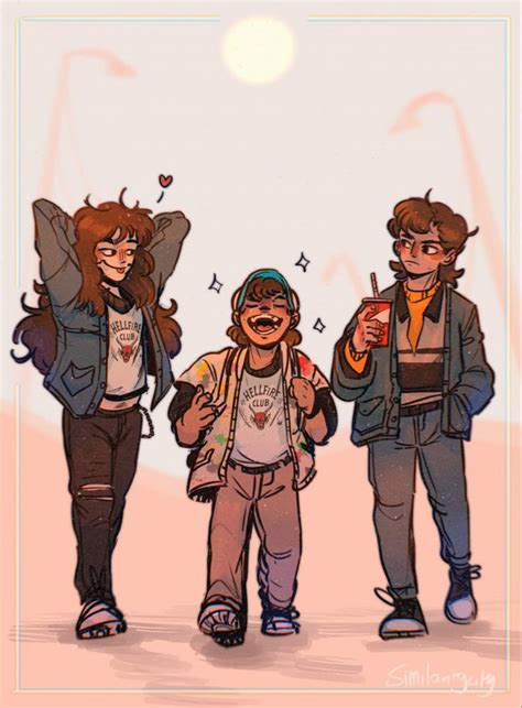 Notmyart Steddie Stranger Things Funny Stranger Things Dustin