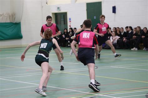 Sixth Form V Kings College School Netball Match Wimbledon High School