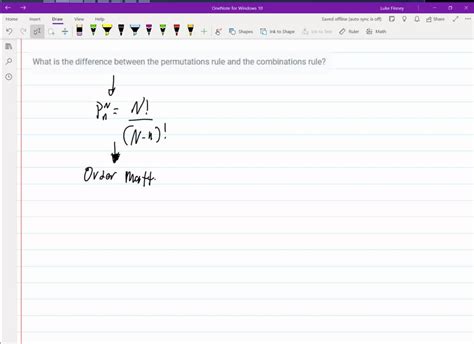 what is the difference between the permutations rule and the