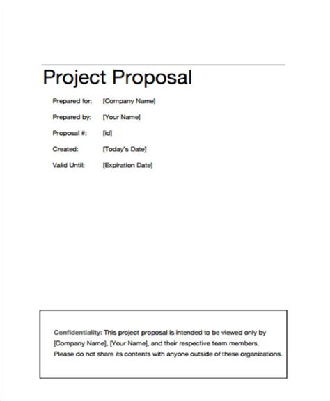 12 Project Proposal Outline Templates PDF Word