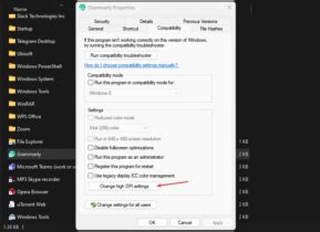 Fix Windows Scaling Issue On High DPI Monitors