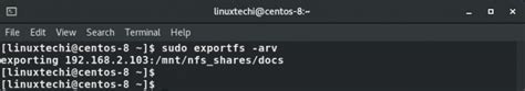How To Setup Nfs Server On Centos 8 Rhel 8