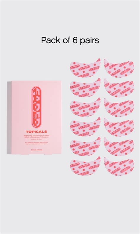Topicals Under Eye Mask For Dark Circles Faded Topicals