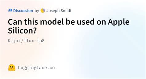 kijai flux fp8 · can this model be used on apple silicon