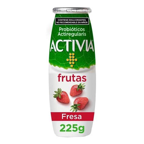 Alimento Lácteo Fermentado Activia Fruta Fresa 225 G Bodega Aurrera En Línea
