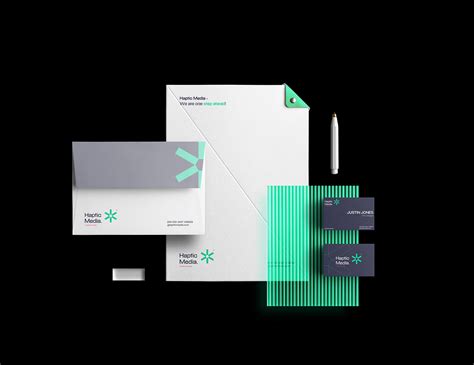 Haptic Media© Visual Identity By Inkmate Behance