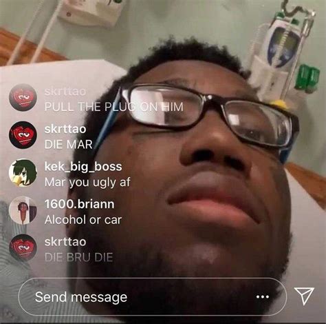 Original Lilmar Hospital Bed Instagram Live Screenshot Mar Hospital Bed Instagram Live Edits