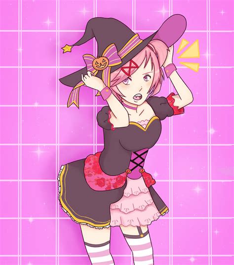 Halloween Natsuki By Sillywhimm On Deviantart Rddlc