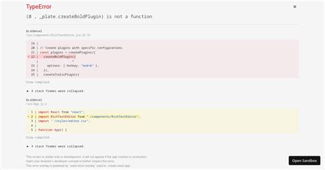 Editor Codesandbox