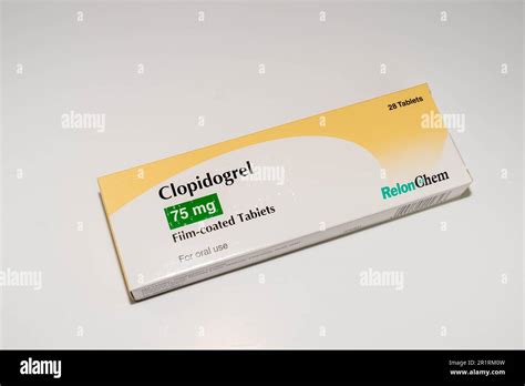 Photo Of A Box Of Clopidogrel Tablets 75 Mg Clopidogrel Is An