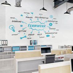 Teamwork Diagram Office Wall Decal Teamwork Decal Office Wall Art