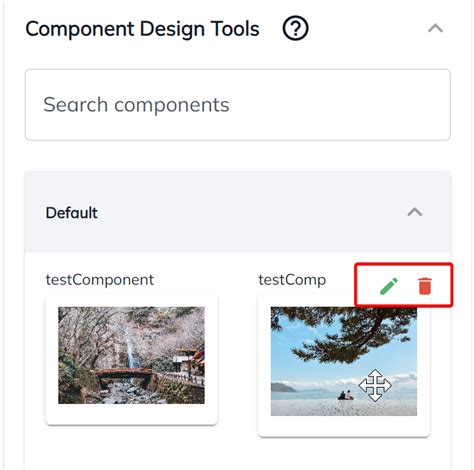 Managing A Custom Component