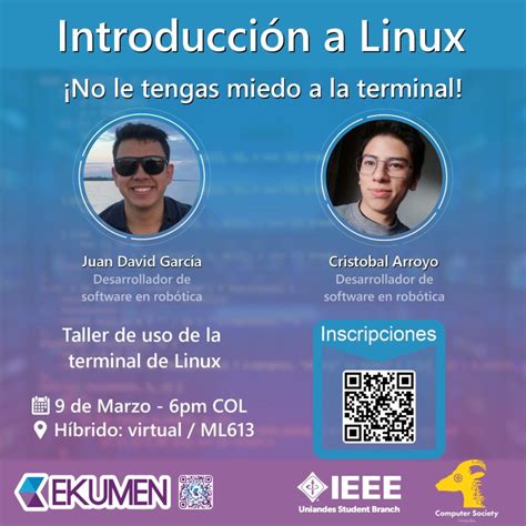 Ekumen On Linkedin Linux Techskills Ieeeuniandes Computersocietychapter Techevent