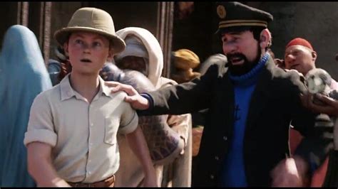 Tintin And Haddock In Adventures Of Tintin The Secret Of Unicorn Tintin Movie Tintin