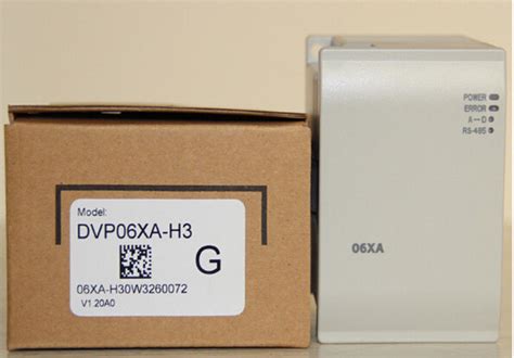 DVP06XA H3 Delta EH2 EH3 Series PLC Analog Module AI 4 AO 2 New In Box DVP06XA H3 115