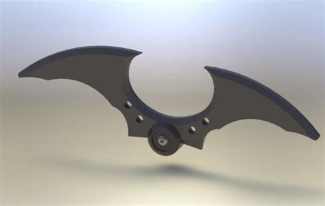 batarang 3d printer model download free stl file