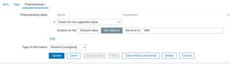 Zbx 21543 Not Supported Value Preprocessing Step Not Working As Expected