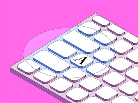 Pink Isometric Keyboard By Alexandra Terzi On Dribbble