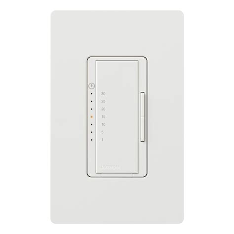 Lutron Programmable Timer Switch 1 Digital Timer And 1 Dimmer For