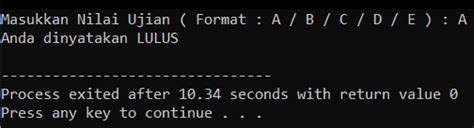 Source Code Program Kelulusan Dengan C Codein