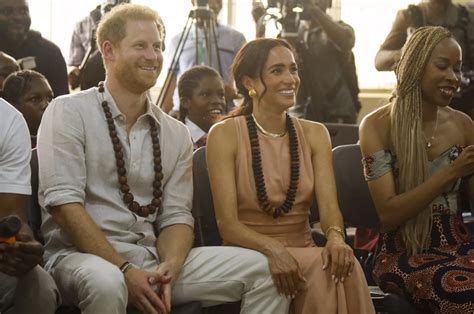 Meghan Markle and Prince Harry return to US after visit to Nigeria