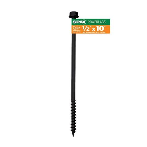 Reviews For Spax 1 2 In X 10 In Exterior Hex Head Structural Wood Lag