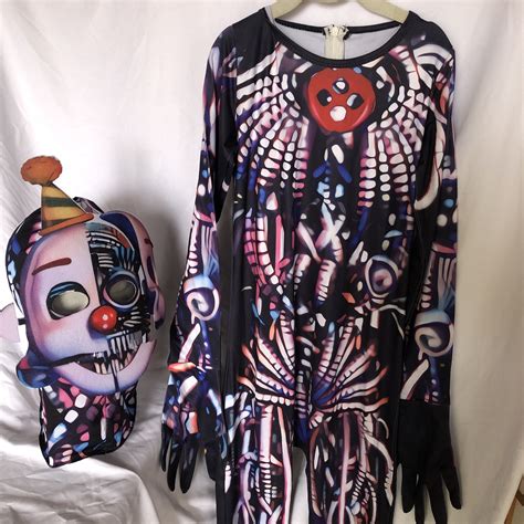 Five Nights At Freddys Ennard Animatronics Clown Cost… Gem