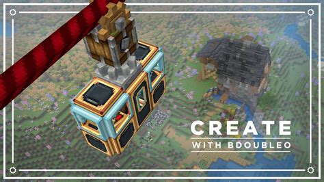 Are Hanging Monorails Possible Minecraft Create Mod Youtube