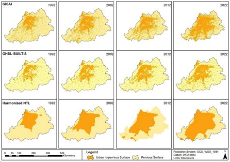 Urban Impervious Surface Area Extraction Using Ghsl Built S Data Gisai