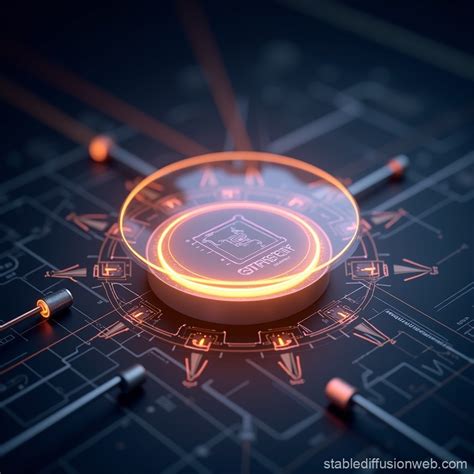 Futuristic Optical Reflector Visualization Stable Diffusion Online