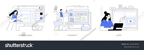 Ui Design Abstract Concept Vector Illustration Stock Vector Royalty Free Shutterstock