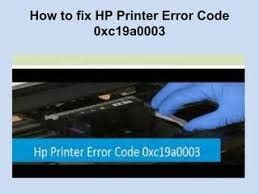 Easy Way To Fix HP Error Code Xc A