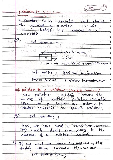 Pointer In C KCS B Tech Studocu
