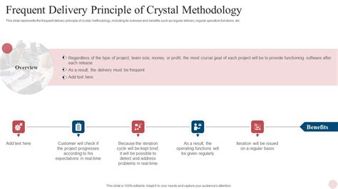 Agile Crystal Techniques Frequent Delivery Principle Of Crystal Methodology Background Pdf