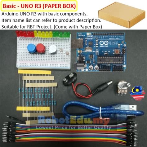 Arduino Uno R3 Mega 2560 Rbt School Basic Advance Ultimate Pro