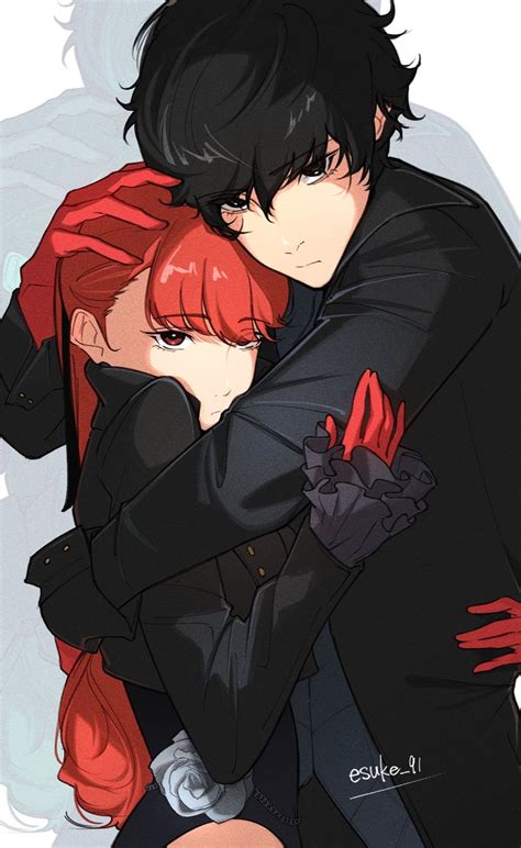 Amamiya Ren And Yoshizawa Kasumi Persona And 1 More Drawn By Esuke9