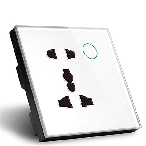 Tuya Wireless Wifi Smart Wall Socket White Black