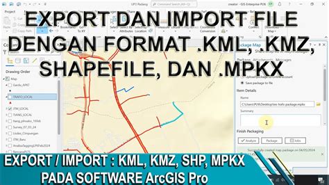 Export Dan Import Arcgis Pro Youtube
