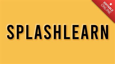 Splashlearn Embossed Style Text Effect Generator