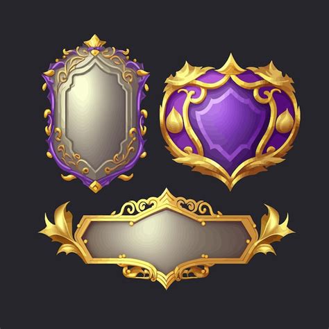 Premium Vector Rank Frames Ui Game Borders Evolution Frames For Rpg Game Avatars Game Ui Ux