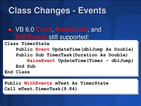 Ppt Dev230 Upgrading Vb 6 Applications To Visual Basic Net