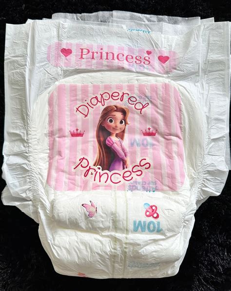 Cuddles Adult Pampers ABDL Adult Baby Diaper Nappy Cuddles Princess Diapered Princess Size